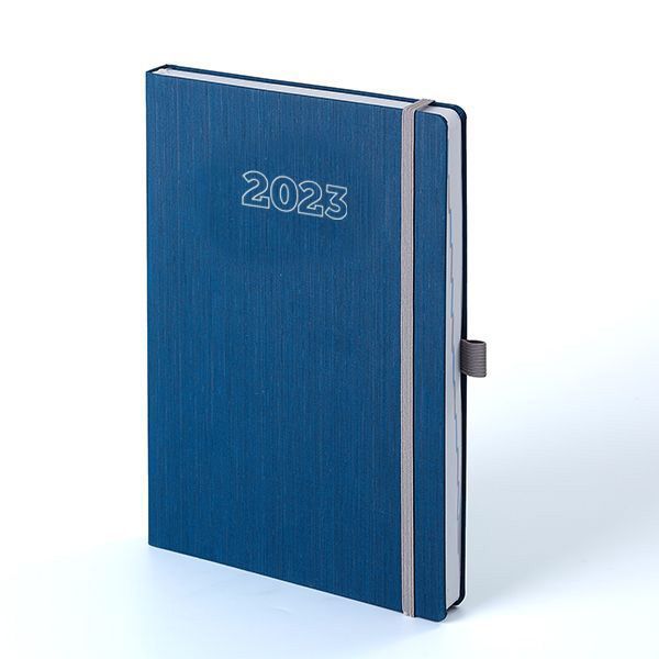 Rokovnik, planer s kalendarom Glasgow, B5, plavi - Tovedo